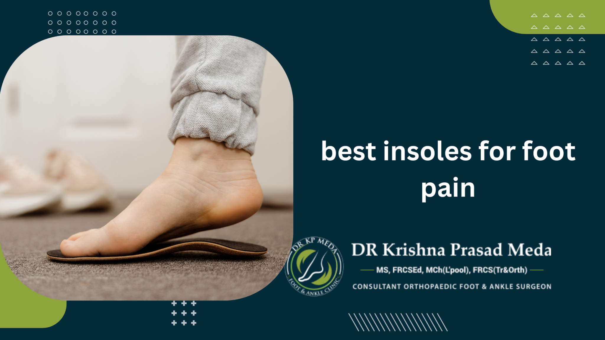 Plantar fasciitis arch support insoles